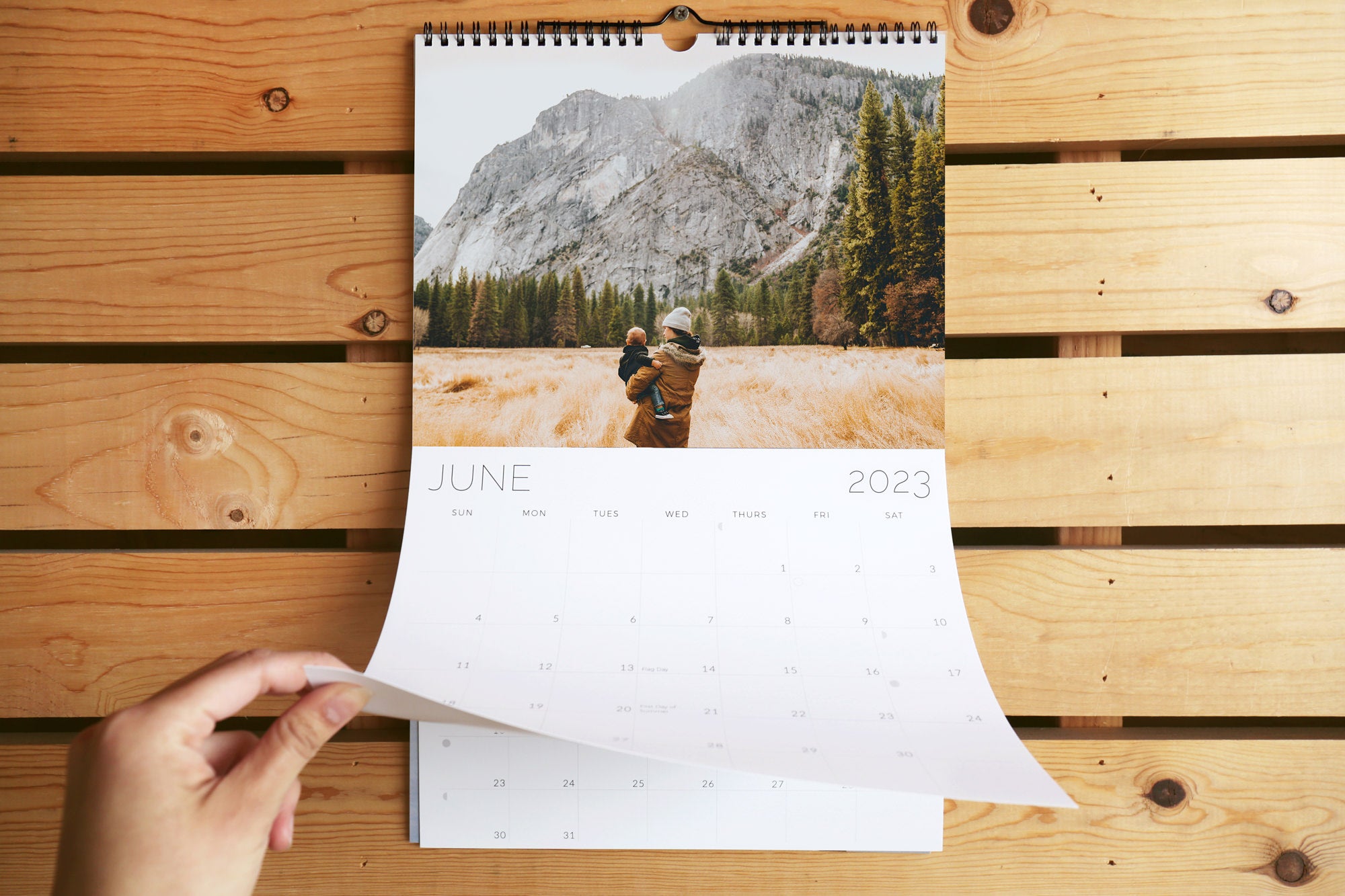 Modern Wall Calendar | Custom Photo Calendars | Social Print Studio